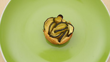 Recette de roses feuilletées aux courgettes - Minutefacile.com